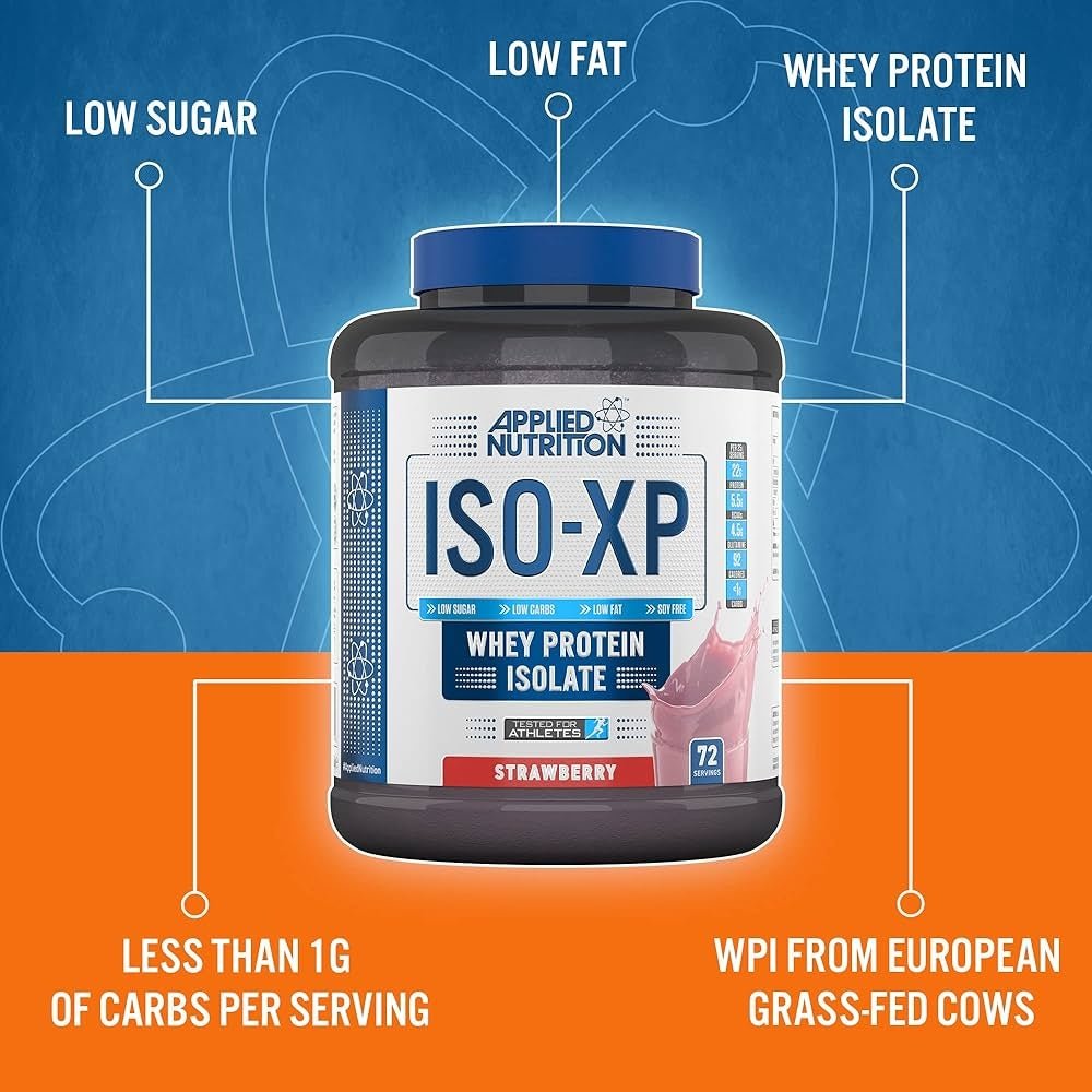 Applied ISO-XP Whey Isolate Grass Fed 1kg (per 25g scoop: 21.6g protei ...
