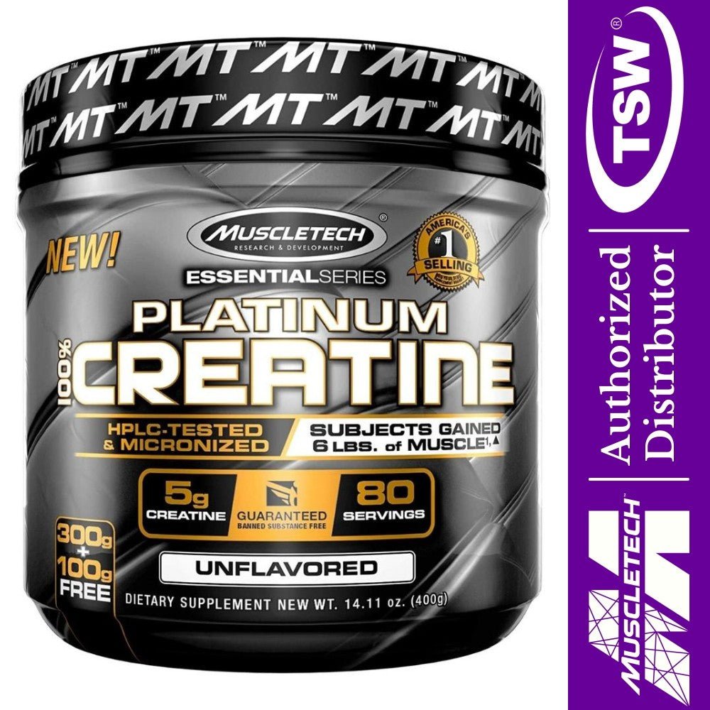 MuscleTech Platinum 100% Creatine 400g x01/27 – The Supplement ...